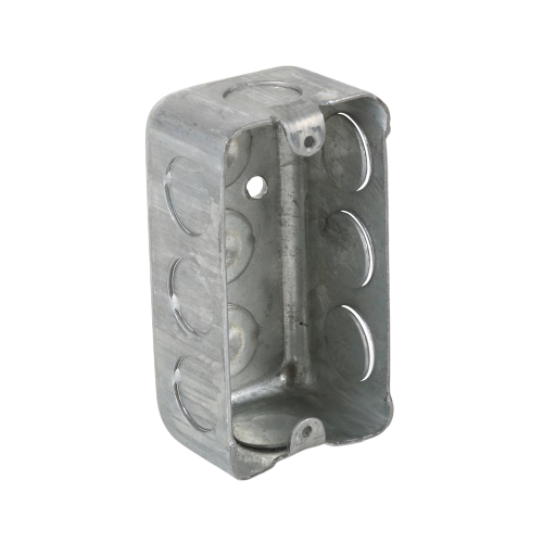 NO USAAAR Caja Metalica Pesada Rectangular 2 X 4 X 1 7 8 Plg 8H1 2 1 2