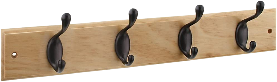 Organizador De Madera Con Ganchos 18 Plg X 5/8 Plg X 2.75 Plg National Hardware S813-022 ...