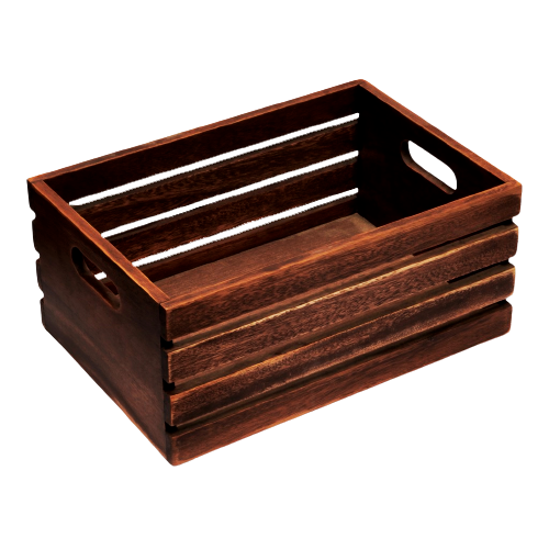Caja De Madera Vintage Café 23X34X15 Cm Style 751728 | ElBaratillo