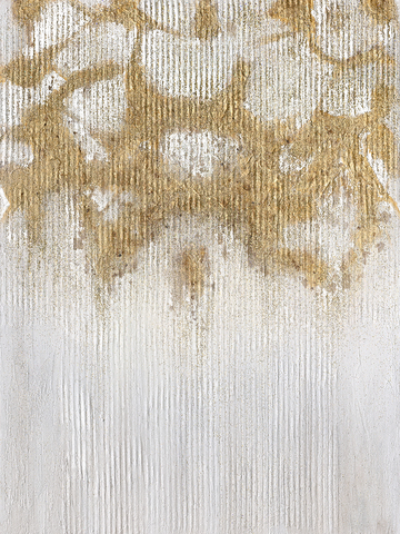 Cuadro Abstracto Moderno Blanco Con Dorado 120X90X3.5Cm Casa Bella ...