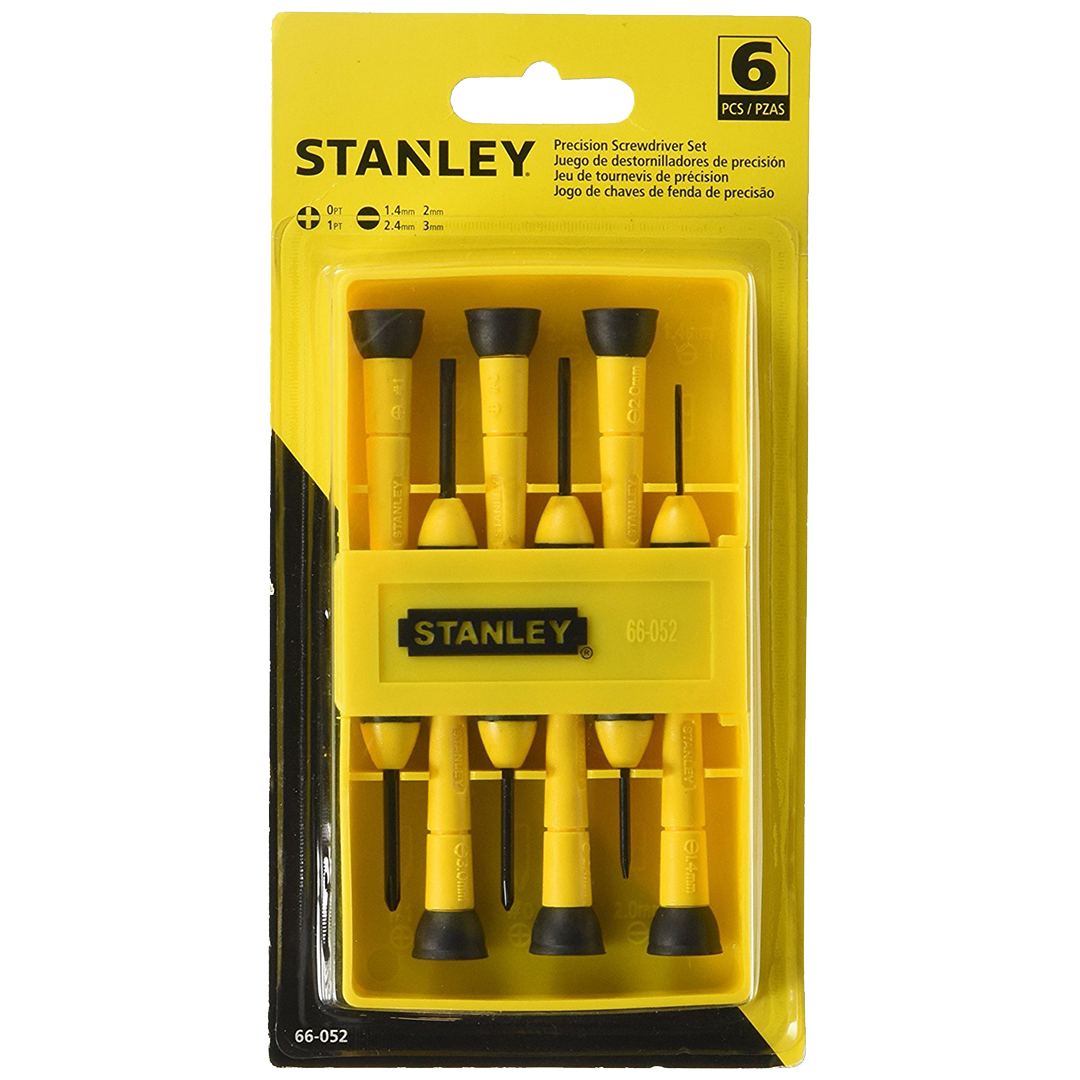 Juego De 6 Destornilladores De Precision Stanley 66-052 | ElBaratillo
