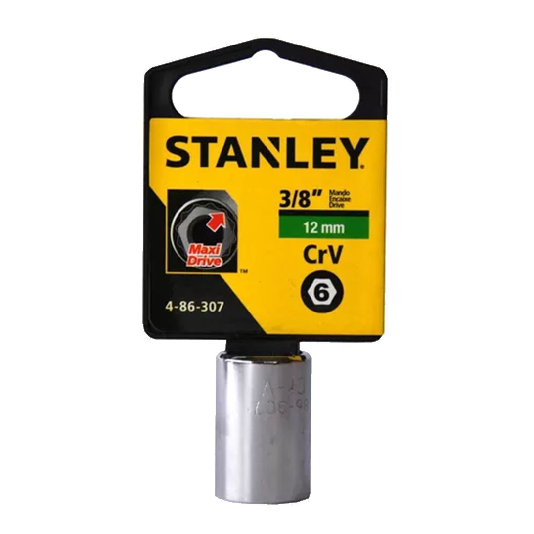 Cubo Estandar 6 Pt De 12mm Mando 3/8 Plg Stanley 4-86-307 | ElBaratillo