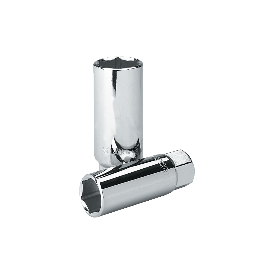 Cubo Largo 6 Pto De 17mm Mando 3/8 Plg Stanley 4-86-328 | ElBaratillo