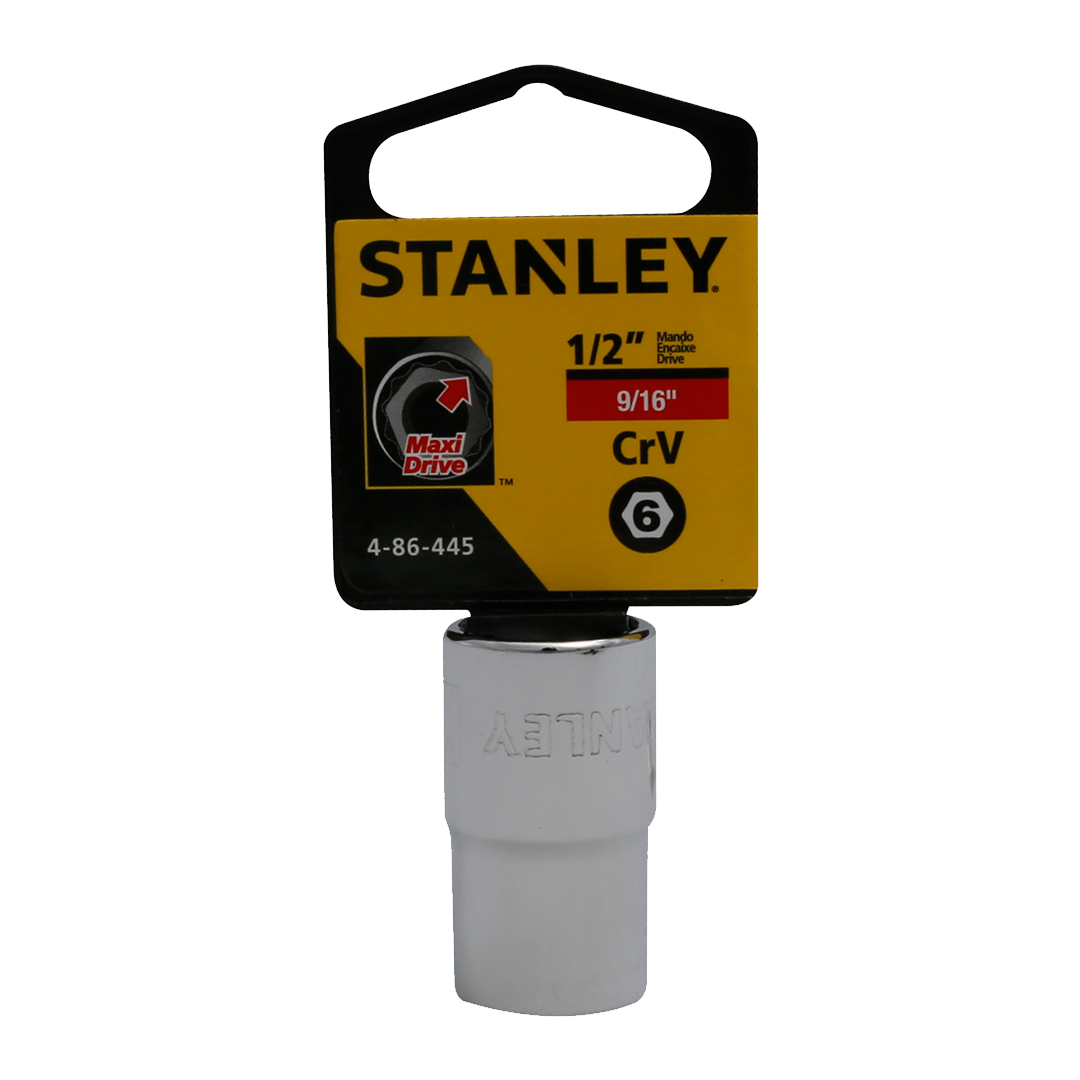 Cubo Estandar 6 Pto De 9/16 Plg Mando 1/2 Plg Stanley 4-86-445 | ElBaratillo