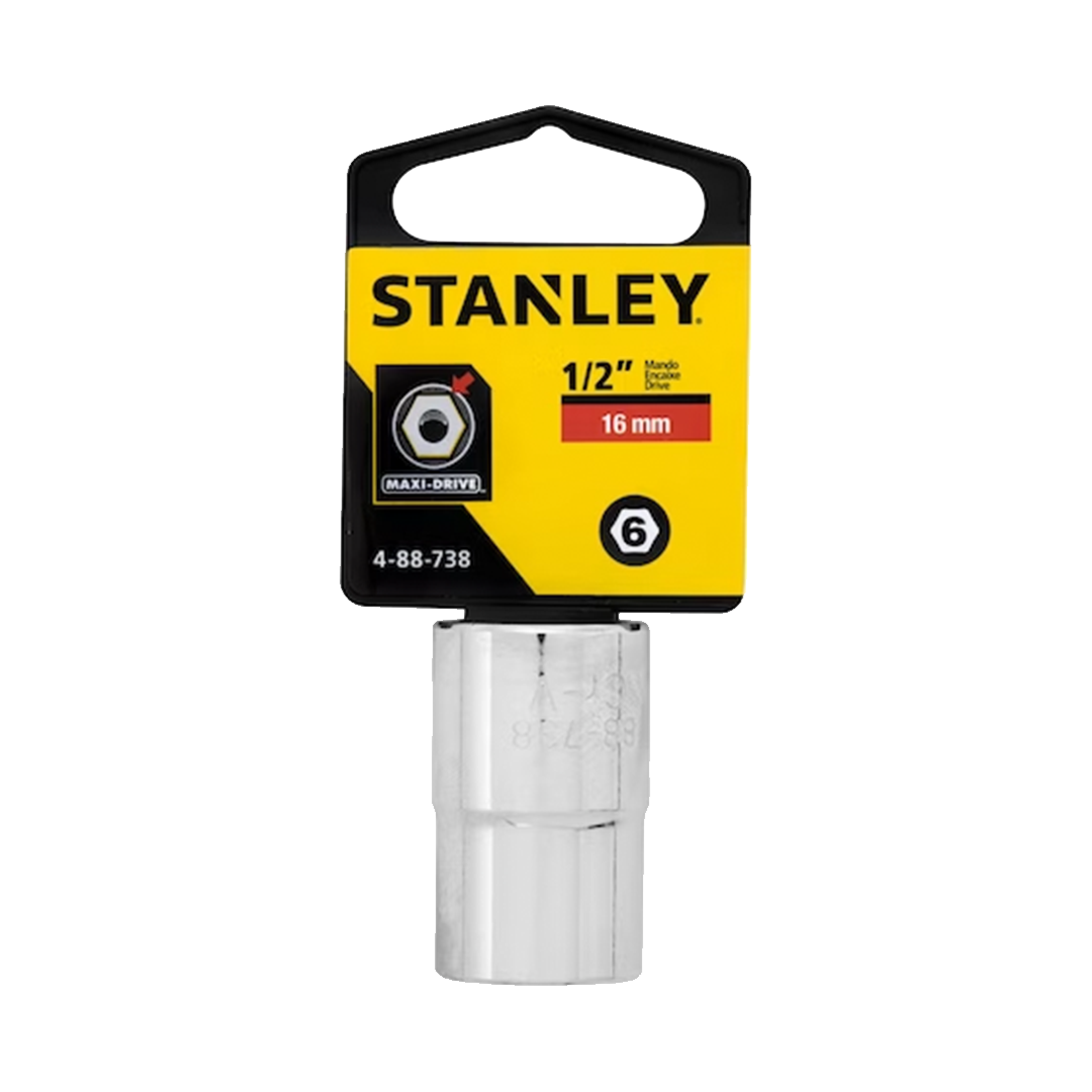 Cubo Estandar 6 Pto De 16mm Mando 1 2 Plg Stanley 4 88 738 ElBaratillo