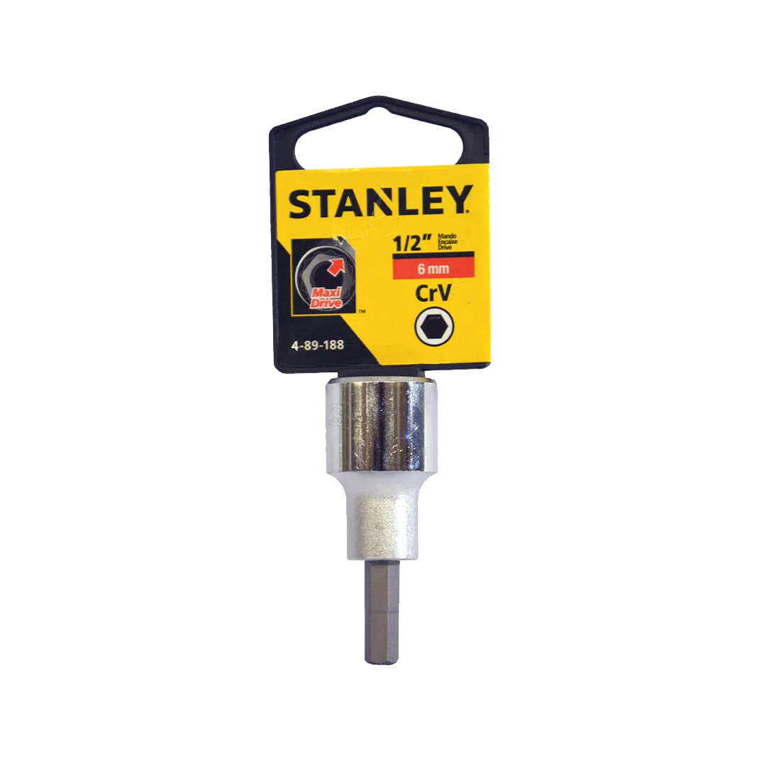 Cubo De Punta Hexagonal De 6mm Mando De 1/2 Stanley 4-89-188 | ElBaratillo