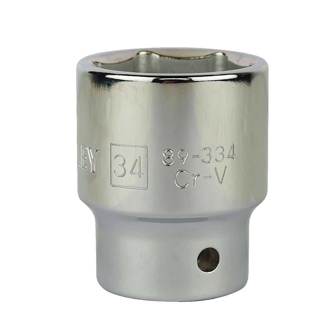 Cubo Estandar 6 Pt De 34mm Mando De 3/4 Plg Stanley 89-334 | ElBaratillo