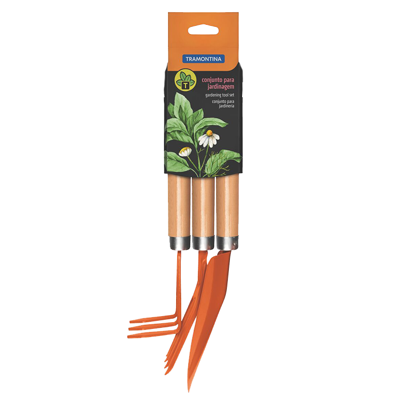 Set Para Jardin 3 Piezas Mango Madera Tramontina 78102 801 | ElBaratillo