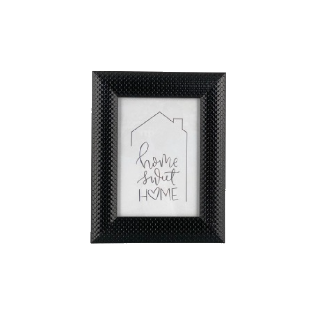 Porta Retratera De Vidrio Con Marco Negro 23.5X18.5X1.5Cm Concepts 531 ...