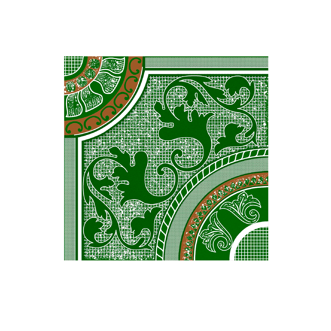 Ceramica Palestina Verde 33x33 1 Metro 9 Piezas Hispacensa | ElBaratillo