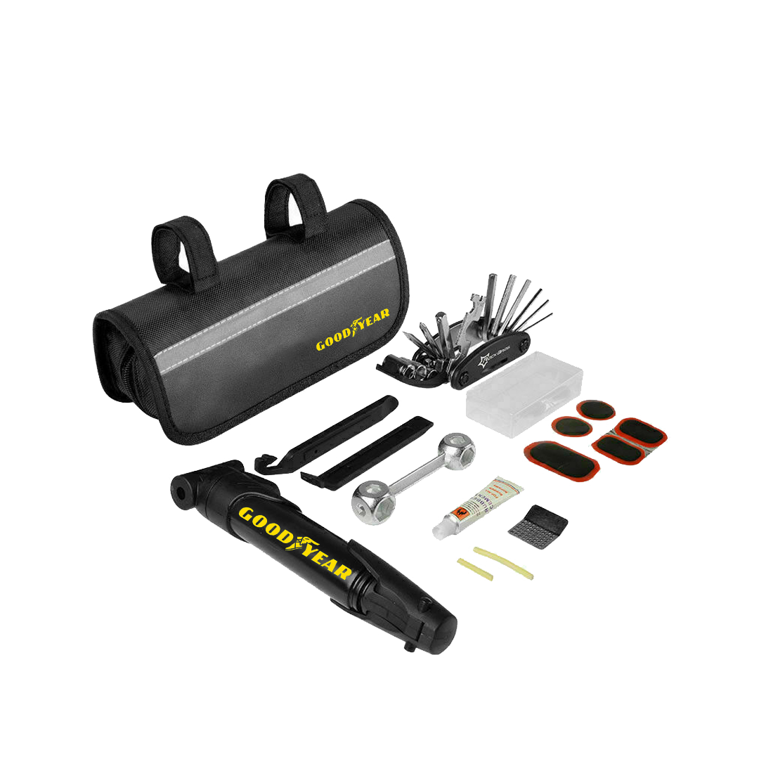 Kit De Reparacion Para Bicicleta 12 Piezas Negro Goodyear 991-2202067 ...