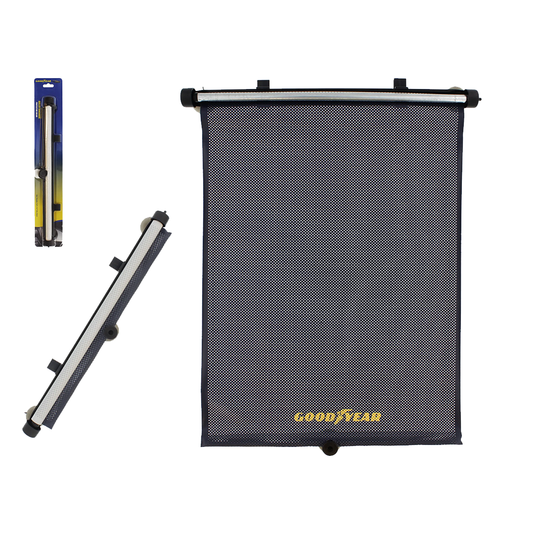 Protector Solar Para Auto 40X50Cm Azul Con Amarillo Goodyear 991 ...