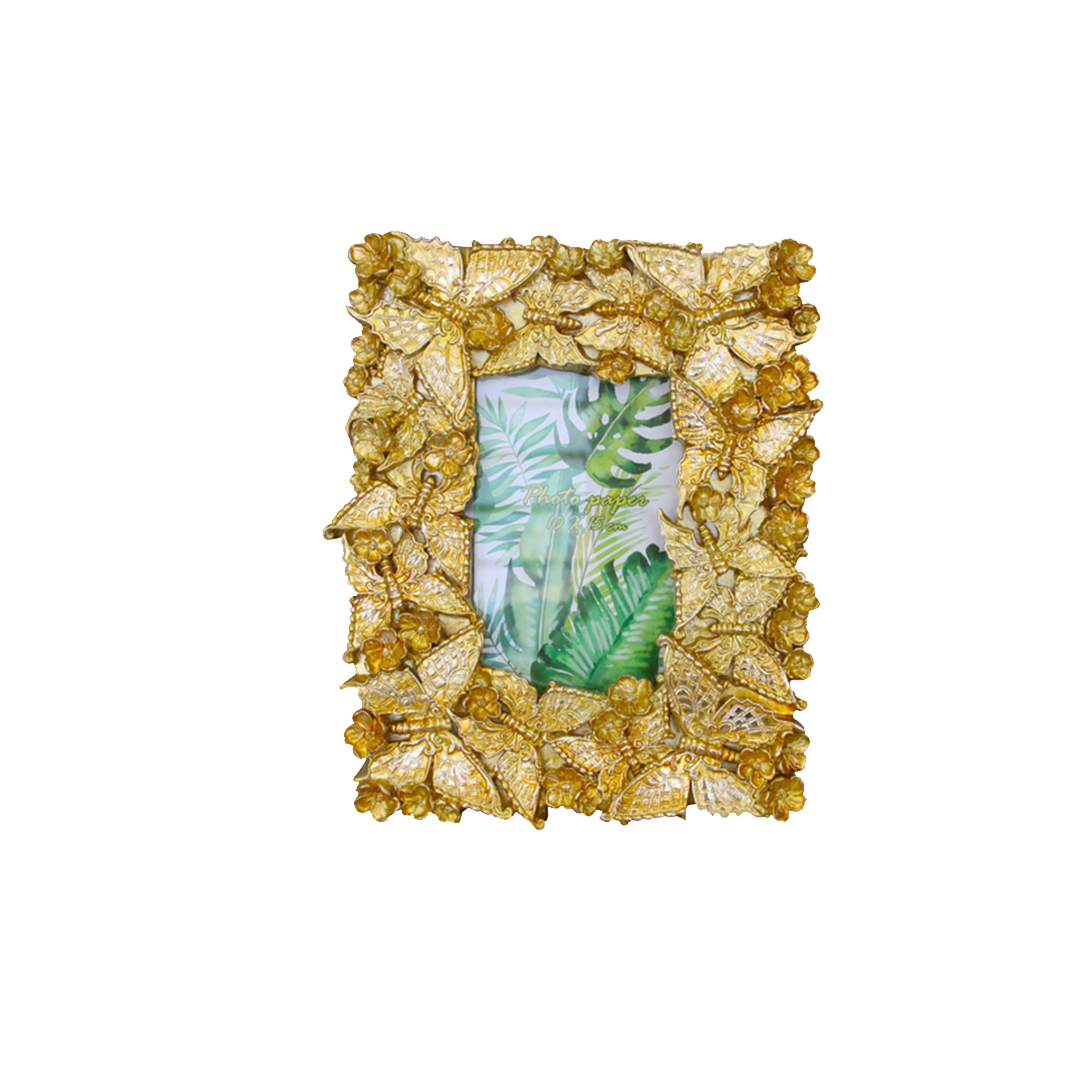 Porta Retratera 3X22X26.5Cm Dorado Casa Bella 796-Qua01-113 | ElBaratillo