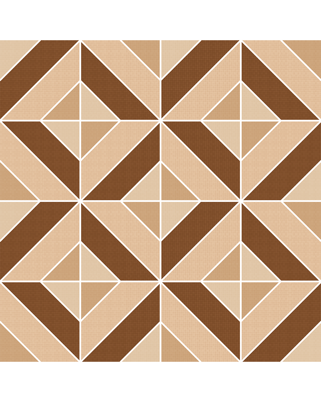 Ceramica Hispacensa Nilo Marron 33.4x33.4 Caja de 9Pzs 1Mt | ElBaratillo