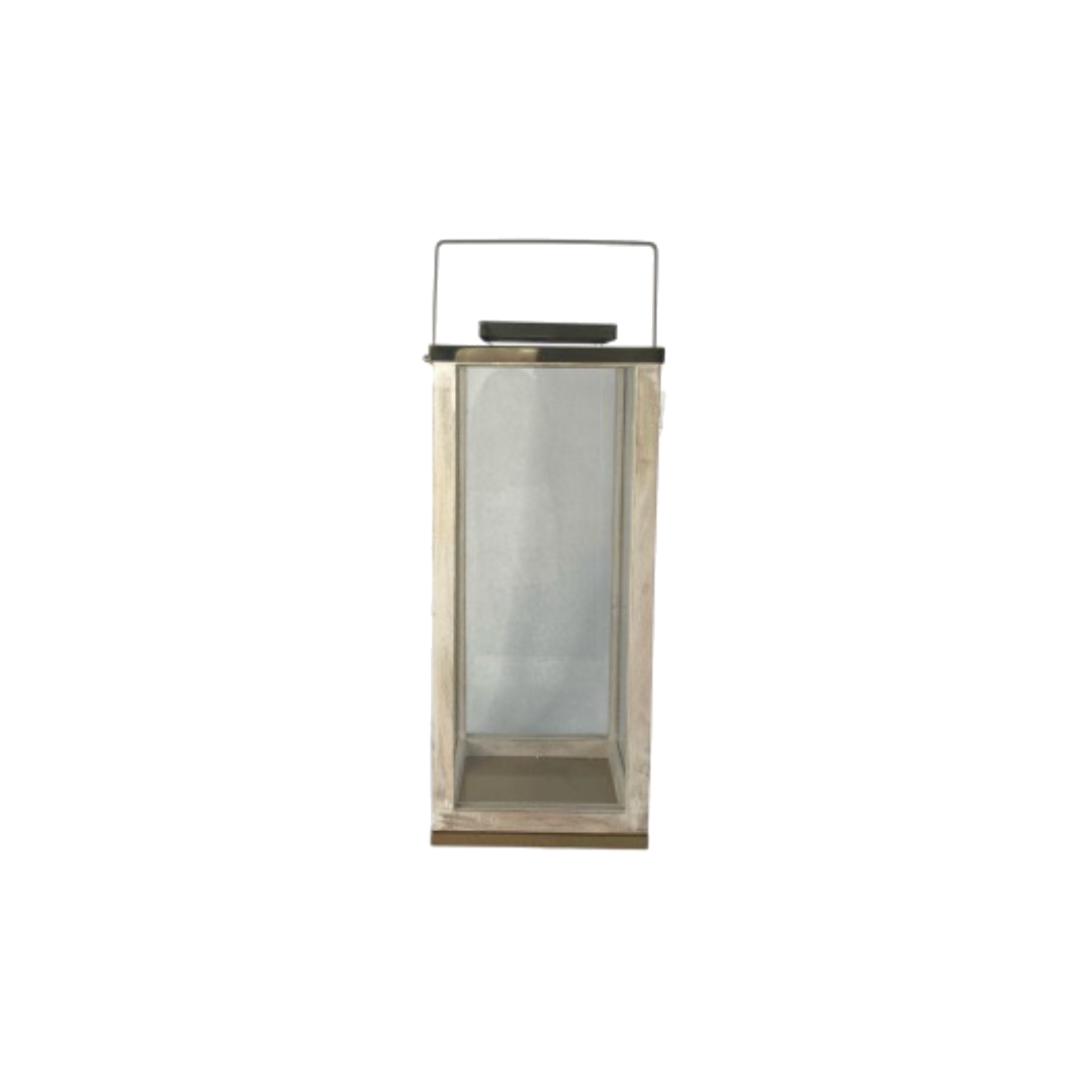 Linterna Decorativa Colgante Color Dorada 25.5X25.5X61Cm 429-900002 ...