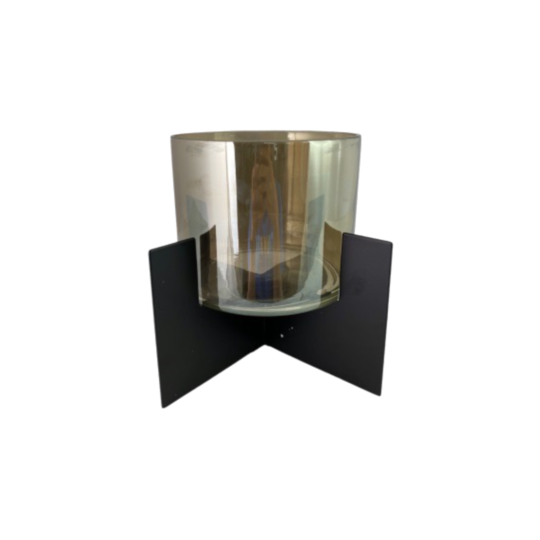 Adorno Decorativo De Mesa Con Base Color Negro Dorado 26X26X22.5cm 429 ...